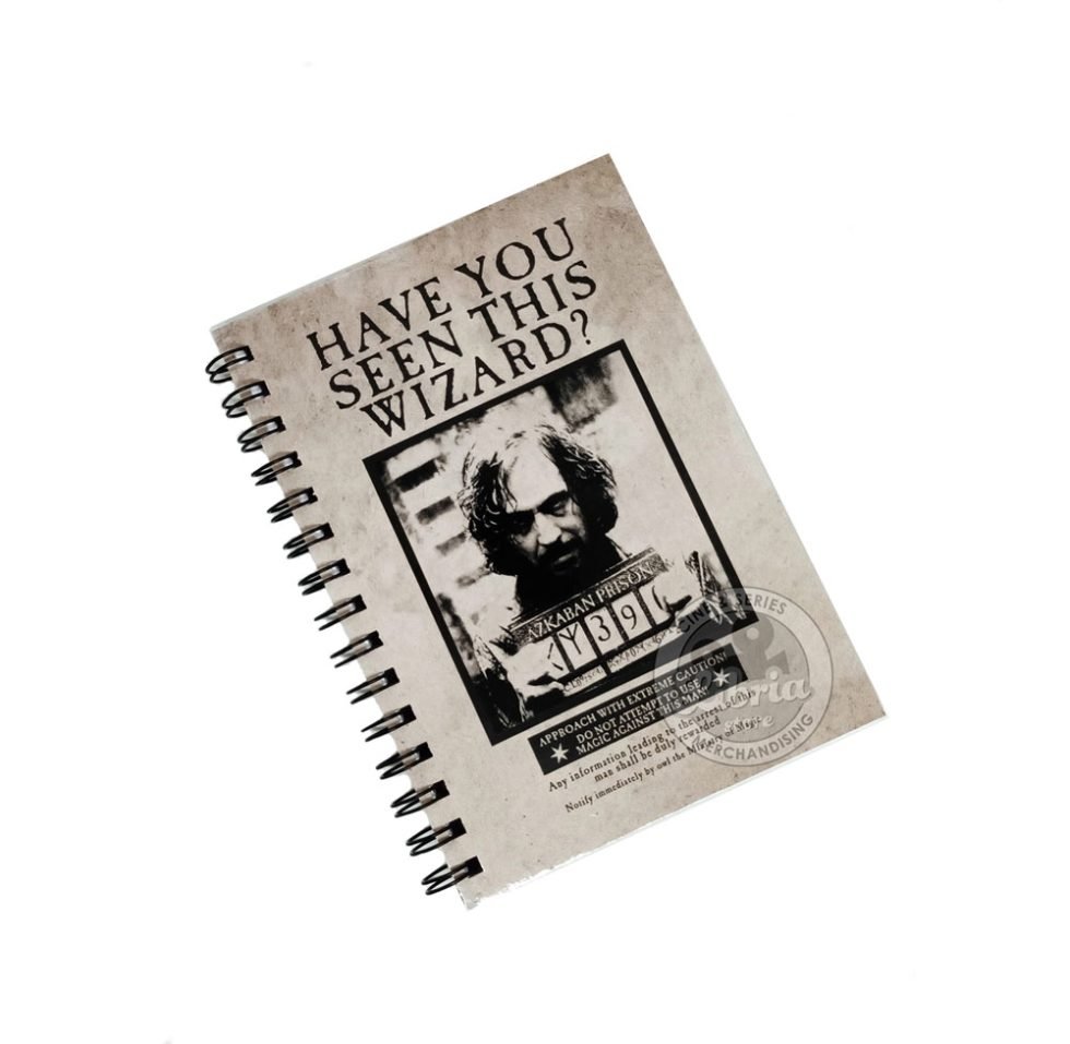 Cuaderno Sirius Black "Have You Seen This Wizard?" A5 - Anillado ...